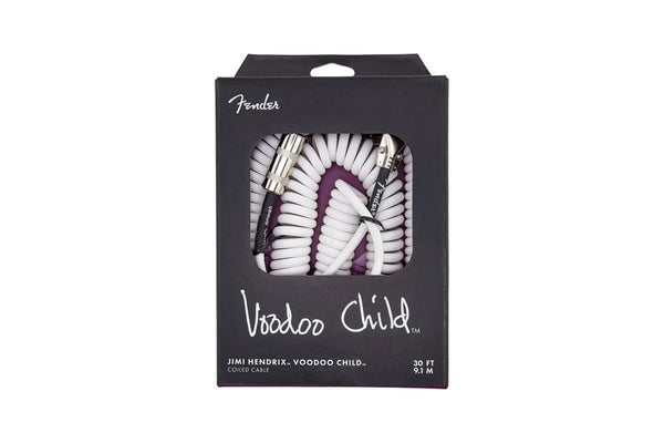 Fender Jimi Hendrix VooDoo Child Coil Cable 9mtr WHITE kopen? - Music ...