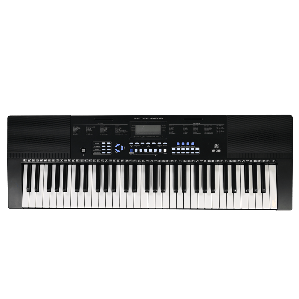 Keyboard KB-316 black kopen – keyboard in zwarte uitvoering bij Music ...